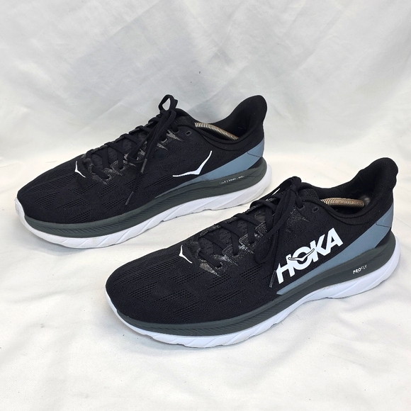 Hoka | Shoes | Hoka 4 Profly Mens Blackwhite Long Distance Running ...